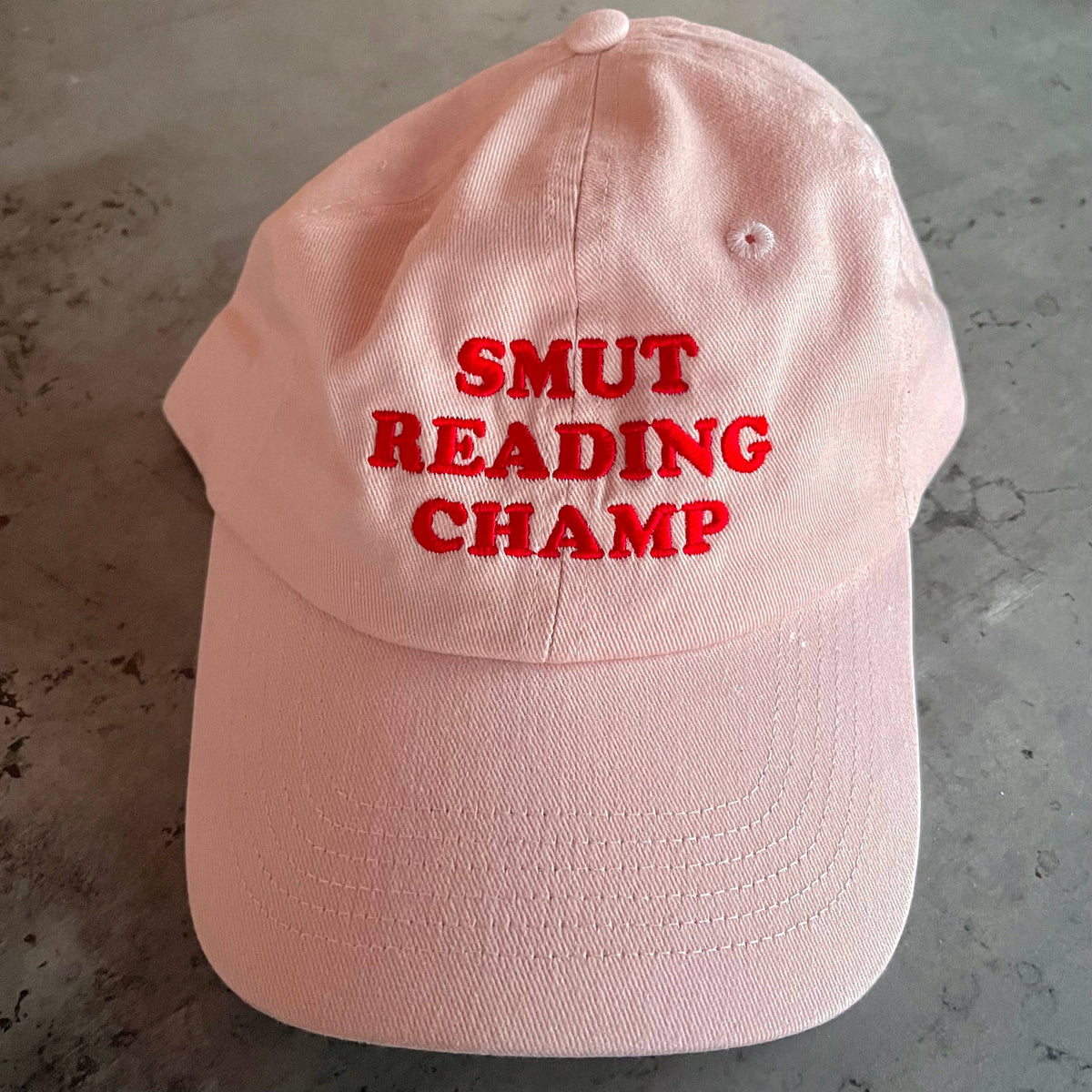 Smut Reading Champ Baseball Cap – Lost Girls Vintage
