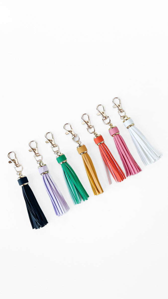 Faux Leather Tassel Keychains – Lost Girls Vintage